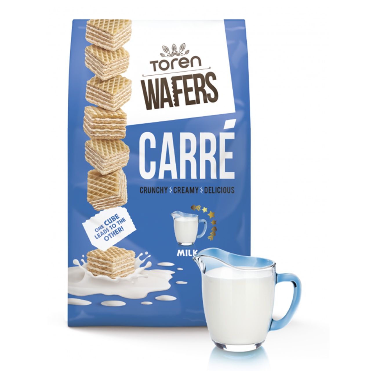 Napolitane cu crema de lapte Toren 125 g