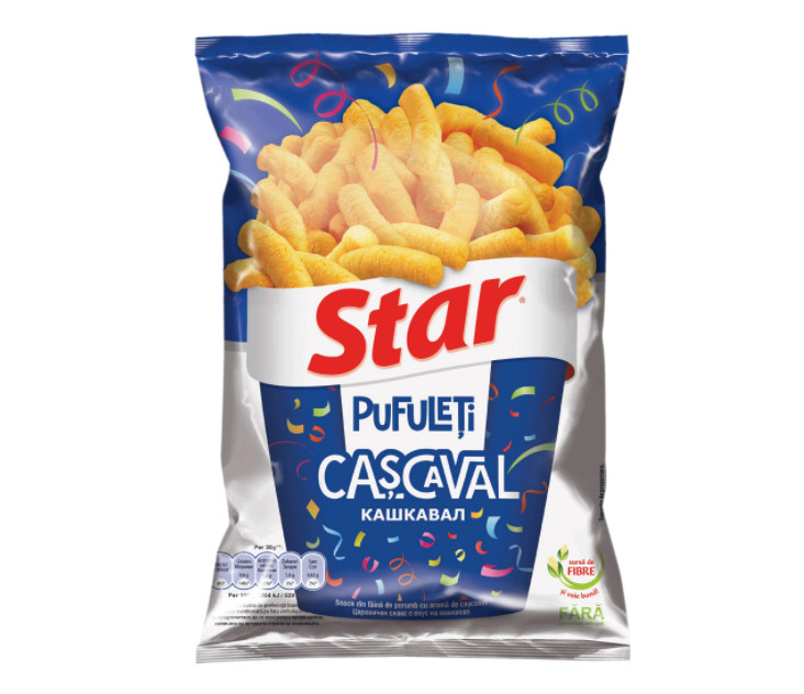 Pufuleti saltareti cu cascaval Star 90 g