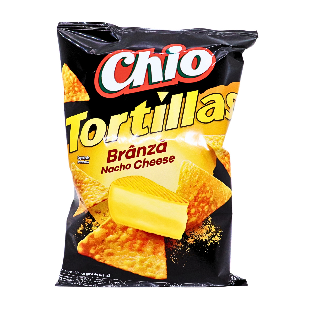 Chipsuri cu branza Chio Tortillas Nacho Cheese 110 g
