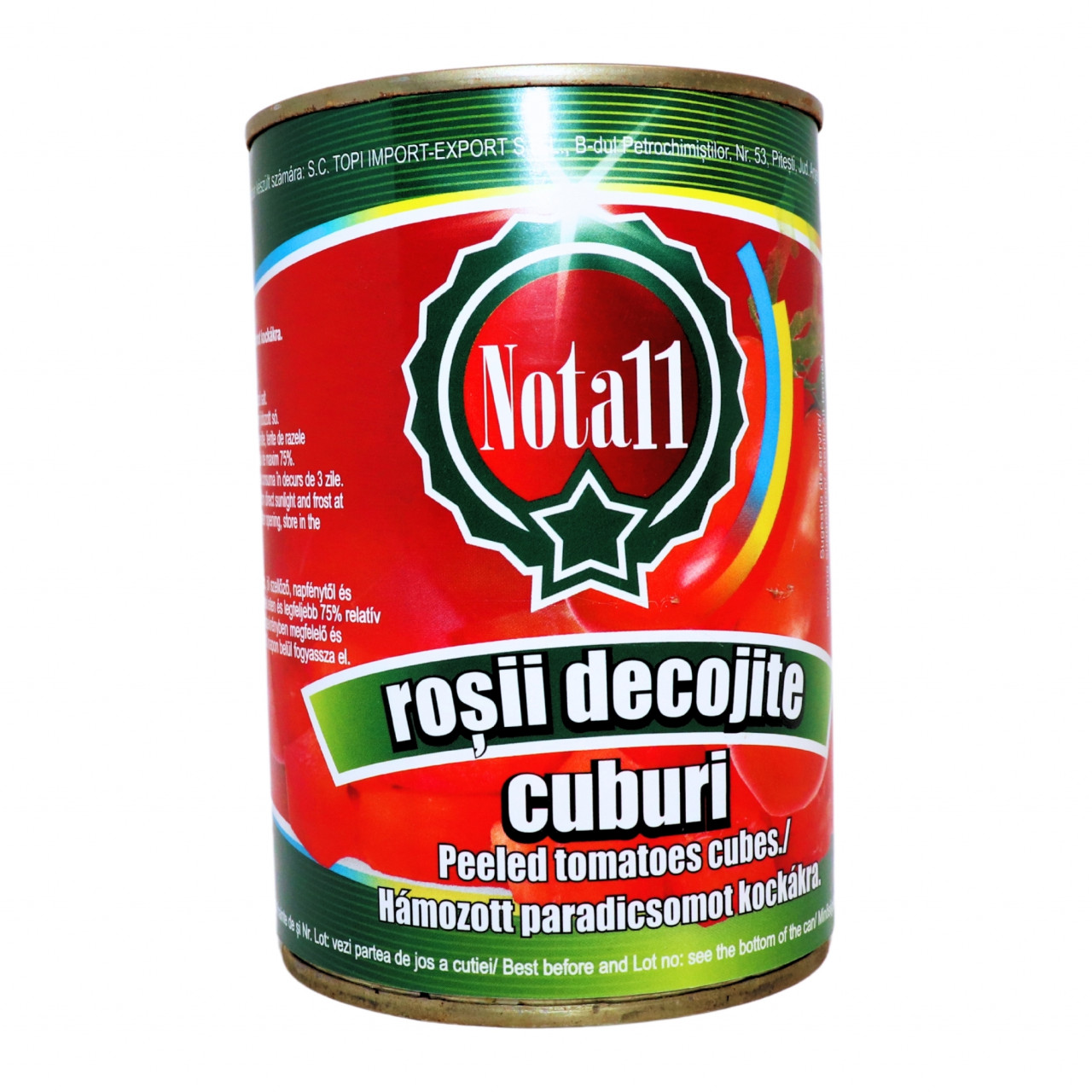 Rosii cuburi decojite Nota11 400 g