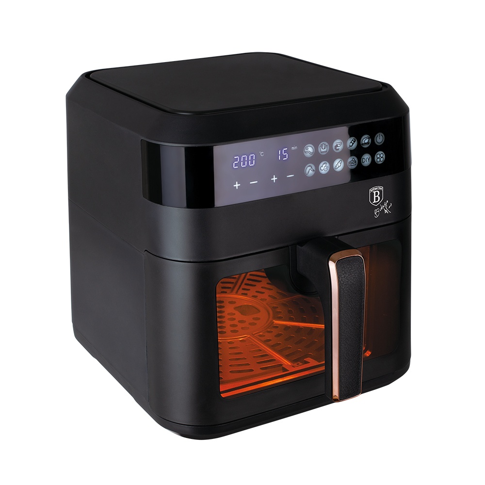 Friteuza cu aer cald, capacitate 6.3 L Black Rose Berlinger Haus BH 9446