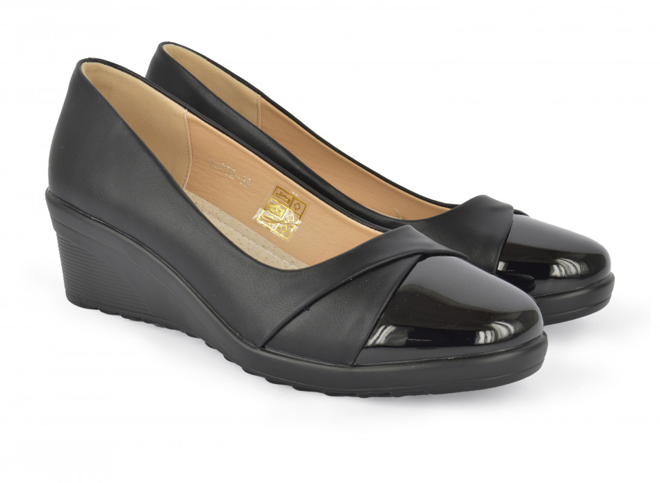 Ženske cipele na ortoped petu JL802CR crne