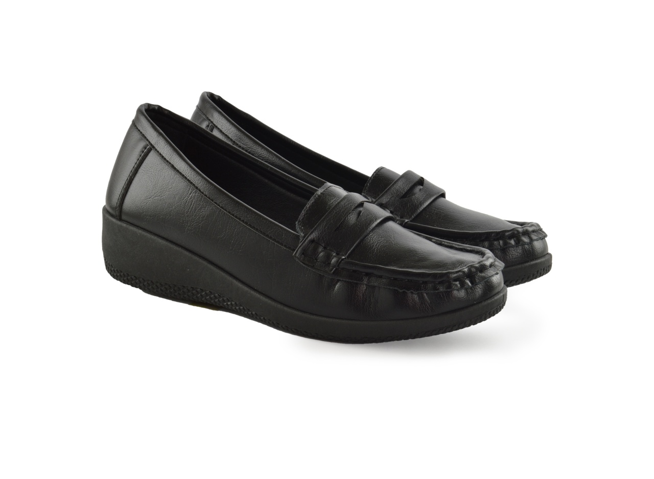 Ženske cipele na platformu A666CR crne