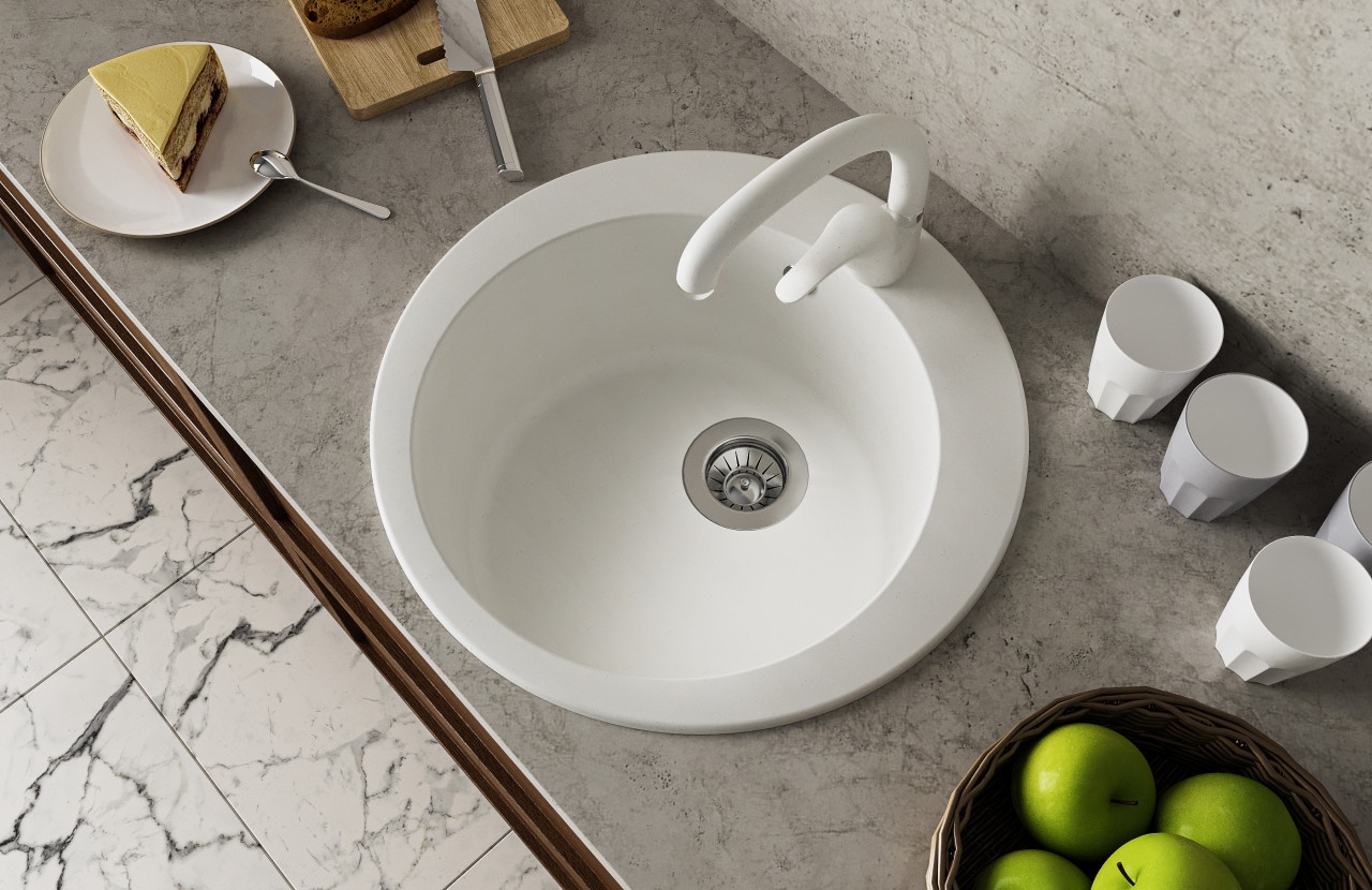 Granitna sudopera Dr Gans Gala boja bela