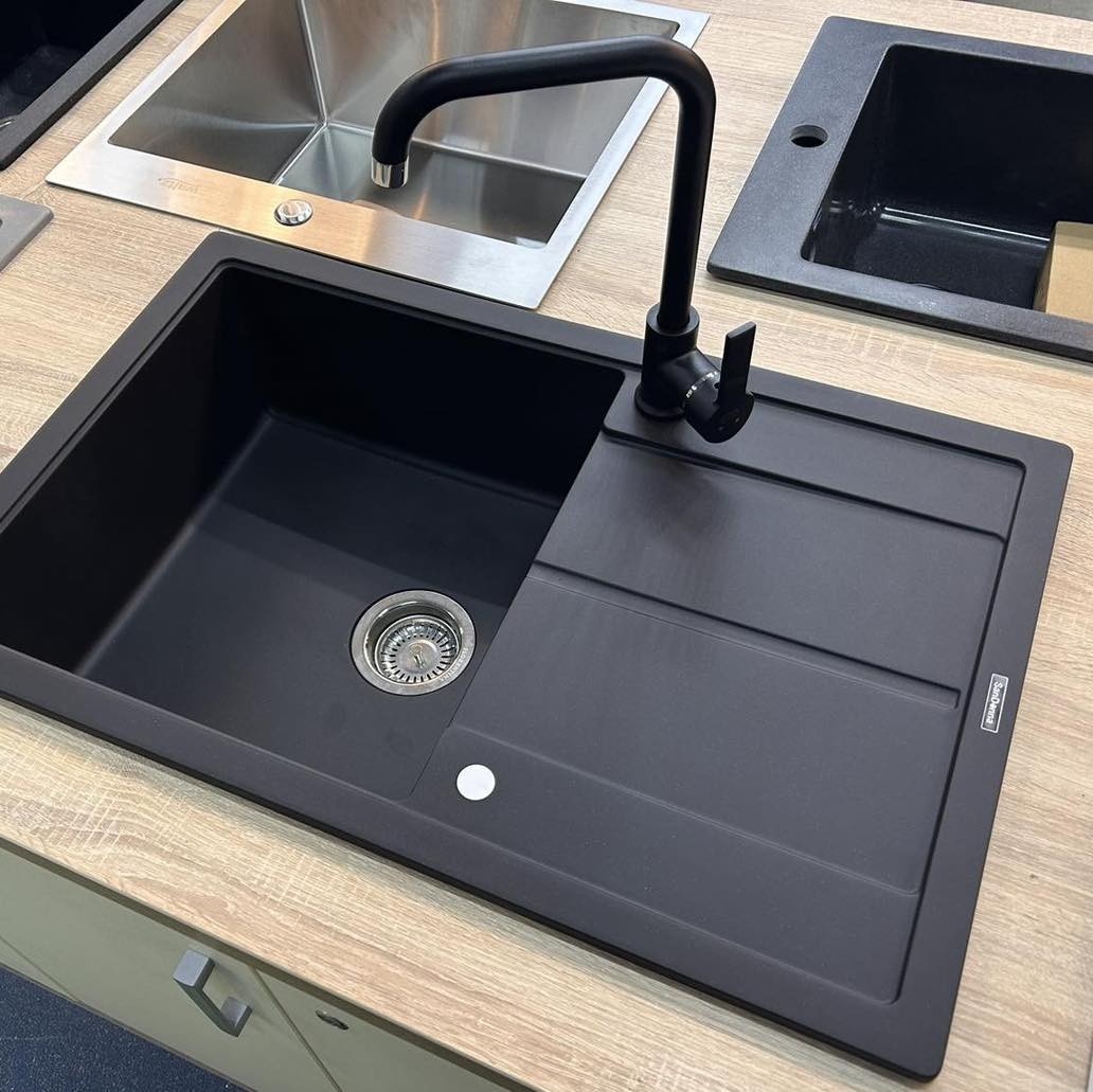 Granitna sudopera SanDonna Ines crna mat