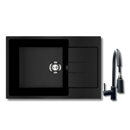 Set: Granitna sudopera Ulgran U602 + Tuš slavinom CAMI + GRATIS sifon i Dostava