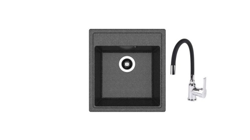 Set Granitna sudopera Dr.Gans model NIKA 470 i FLEXY slavina