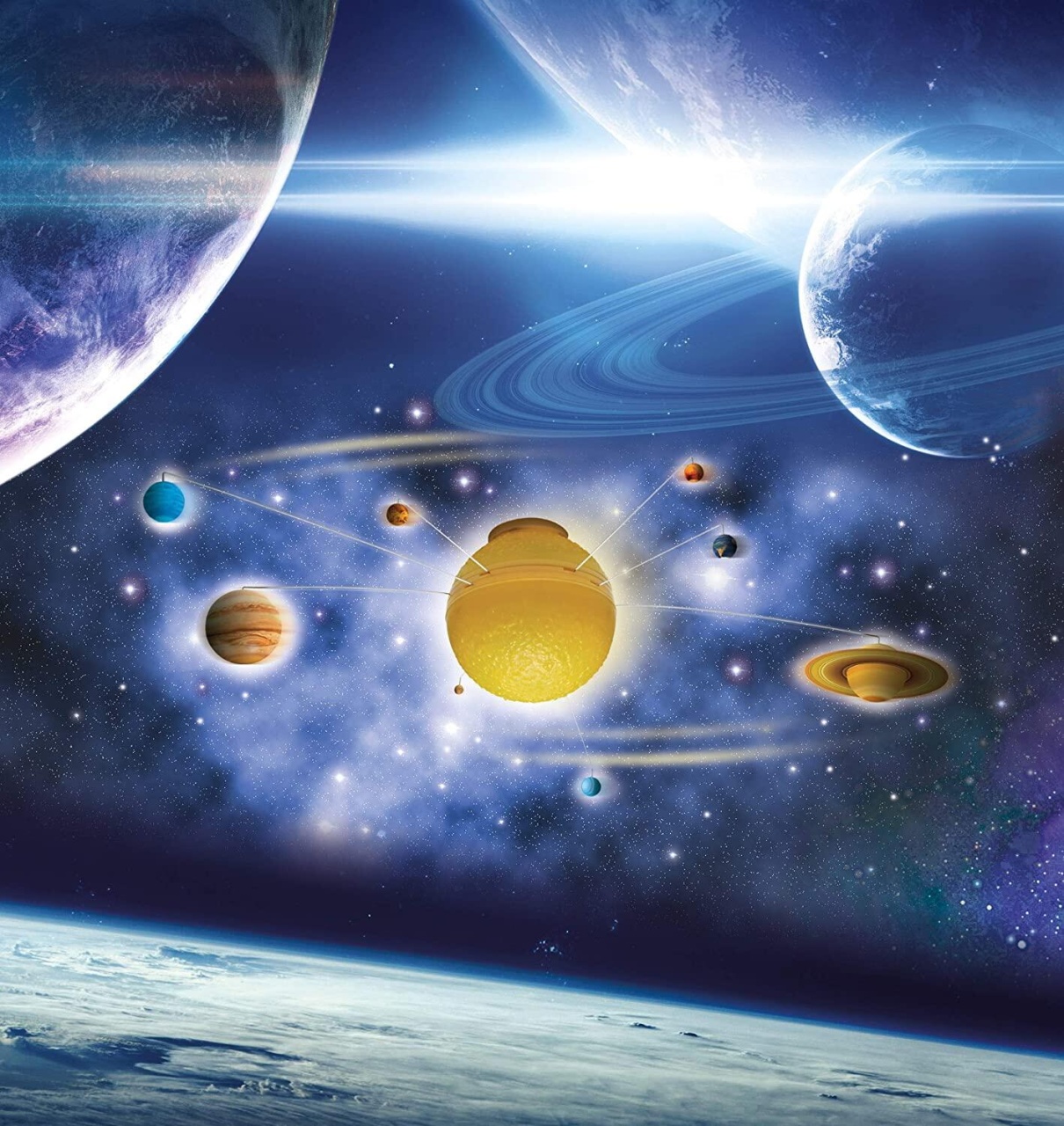 Sistem solar cu telecomanda - Rechizite pentru copii