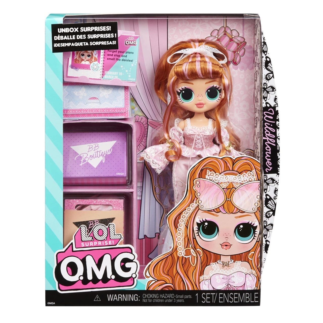 L.O.L. SURPRISE! O.M.G. PAPUSA FASHIONISTA WILDFLOWER - Papusi si Accesorii