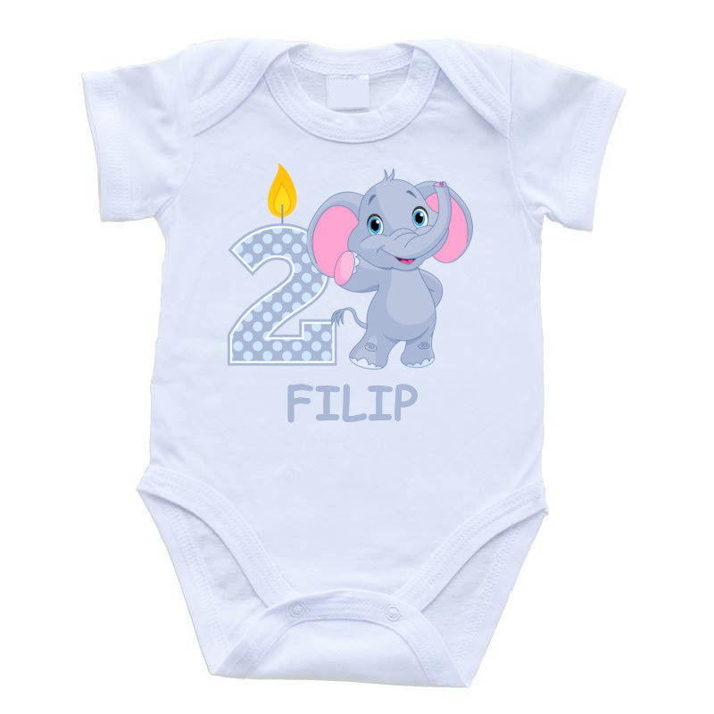 Body Bebe Personalizat aniversar 2 ani Drool - Body-uri printate