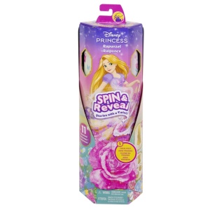 DISNEY PRINCESS SPIN AND REVEAL PAPUSA RAPUNZEL - Papusi si Accesorii