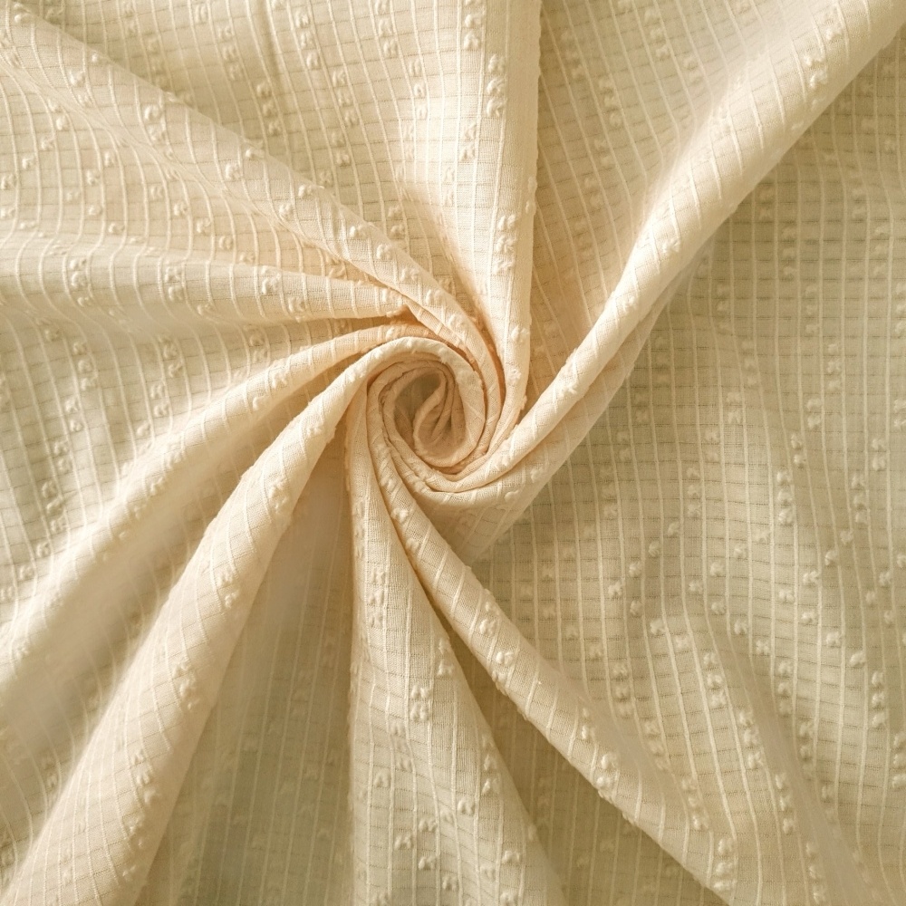 Voal brodat- Dobby Stitch Cream