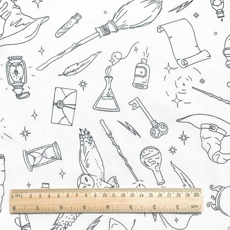 Material textil de colorat - Witchcraft