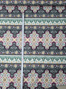 Poplin imprimat - Indian Kala Border