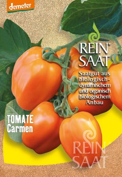 Carmen BIO (35 seminte) tomate portocalii gust dulce-fructat, perfecte ...