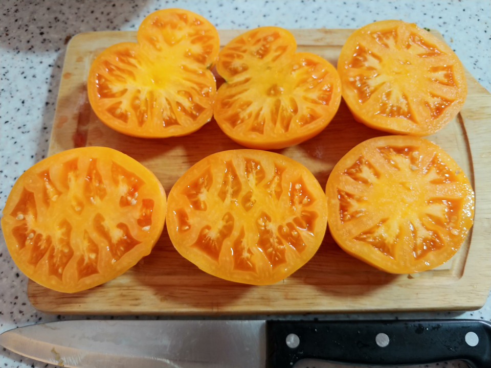 Amana Orange (40 seminte) rosii portocalii soi heirloom tip beefsteak ...