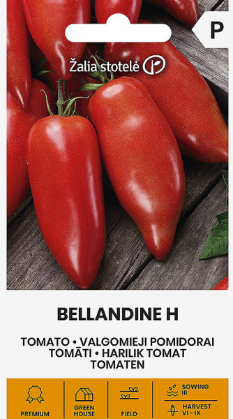 Bellandine F1 (7 seminte) de rosii cu fructe lungi in forma de corn ...