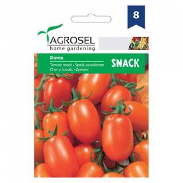 Dorca (150 seminte) rosii cherry portocalii pentru cultivare in ghiveci ...