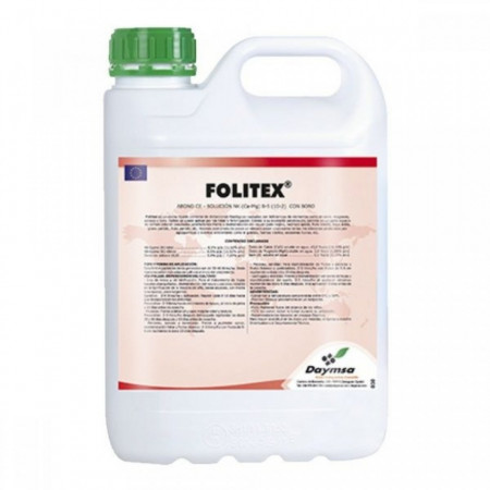 Fertilizator lichid Folitex (5 L), aport de Calciu, Magneziu, Potasiu ...