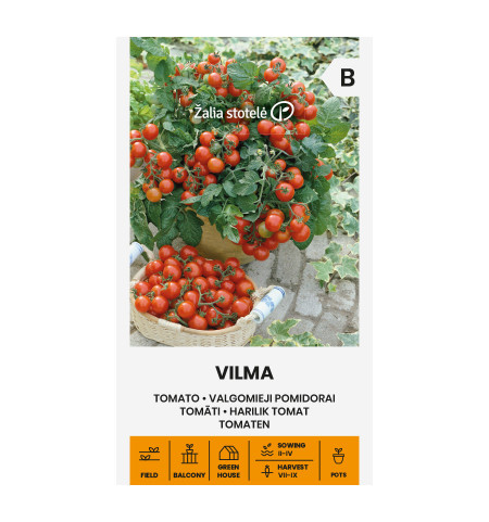 Vilma (50 seminte) rosii cherry, determinate, randament ridicat, Seklos