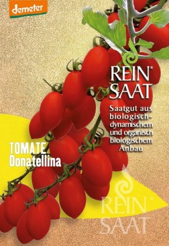 Donatellina BIO (30 seminte) tomate cherry rosii tip Cocktail, ReinSaat
