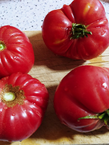 Trandafirii de Buzau (50 seminte) rosii roz gigant, carnoase, gust ...