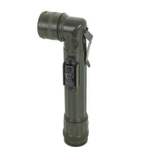 Buy Tactical Flashlight Anglehead LED Small Olive Drab Mil-Tec