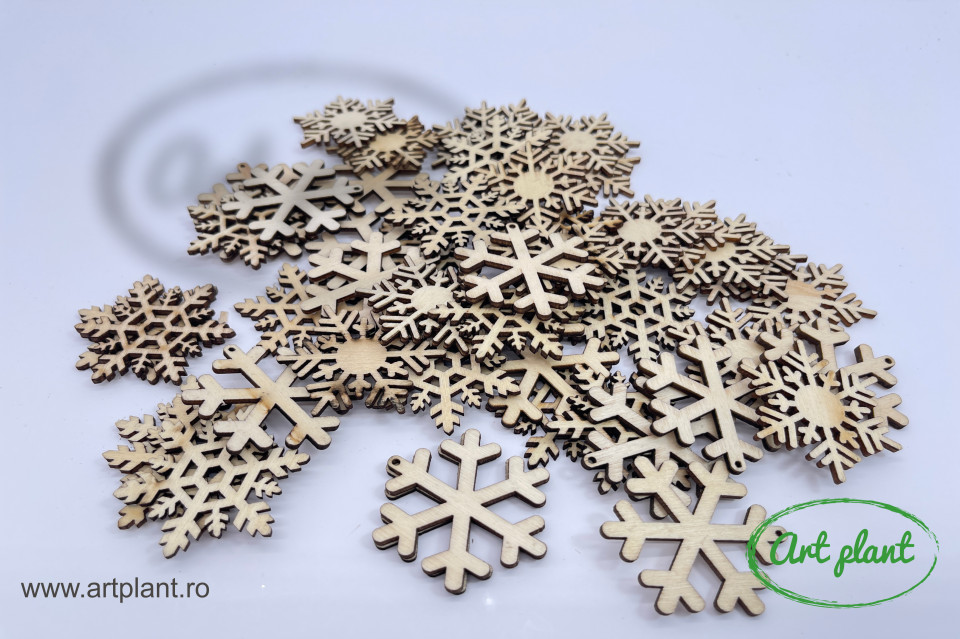 Fulgi de lemn natur 4.5 cm