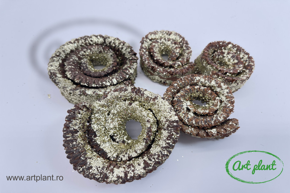 Coarne Deco Champagne Glitter