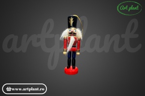 Figurina cu agatatoare Spargator de nuci 10 cm, roșu