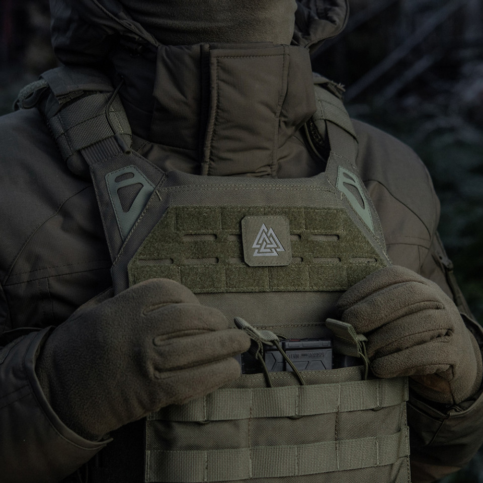 Patch M-tac Valknut laser cut - Oliv