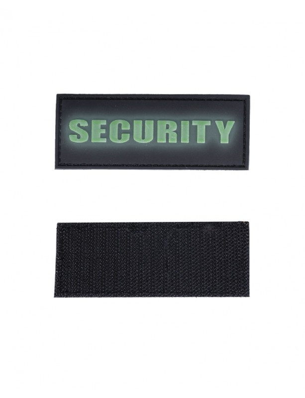 Emblema security fluorescenta - Negru