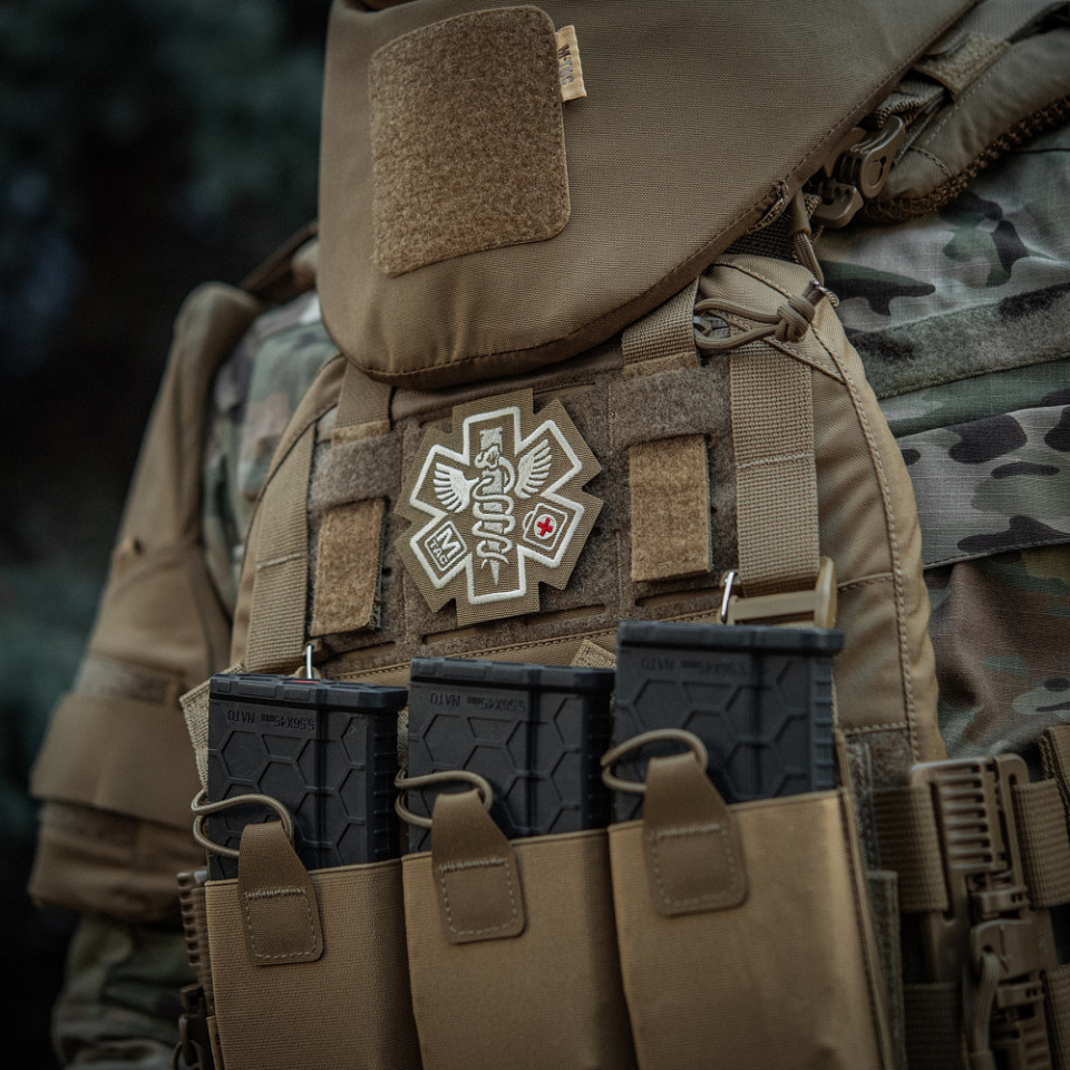 Patch M-Tac Paramedic brodat - Coyote