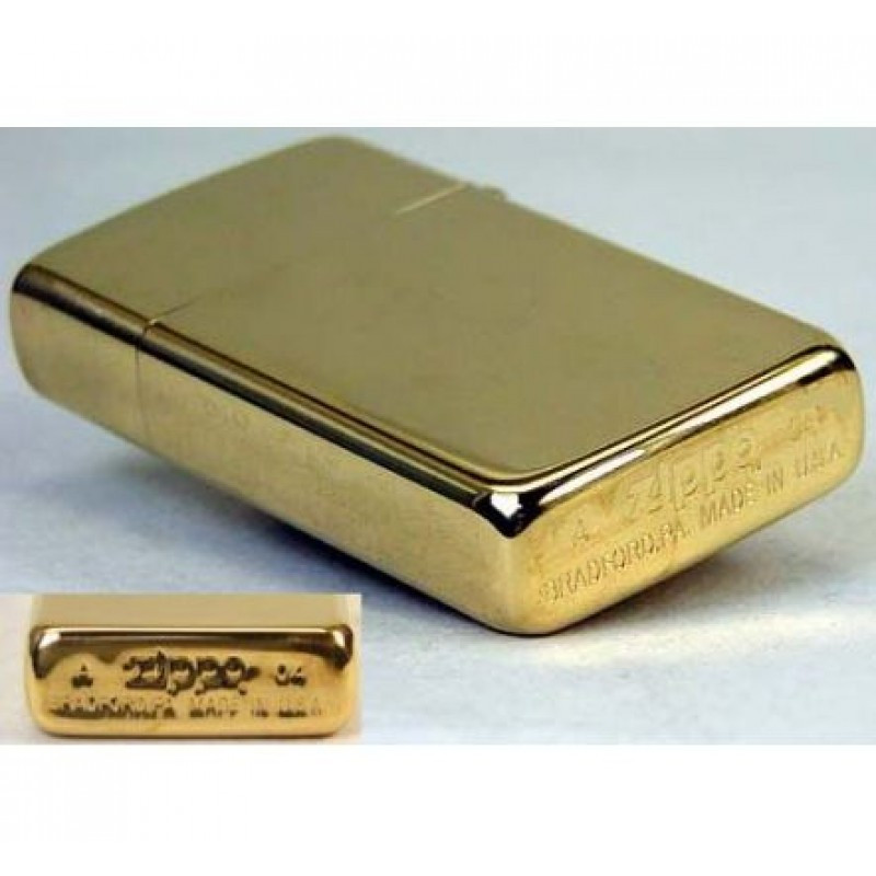 Zippo Slim HP Solid Brass
