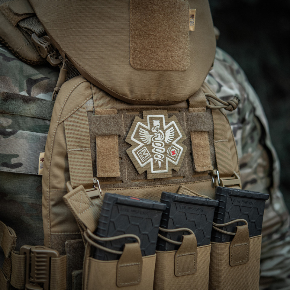 Patch M-Tac Paramedic brodat - Coyote