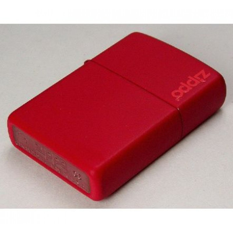 Zippo Red Matte Logo