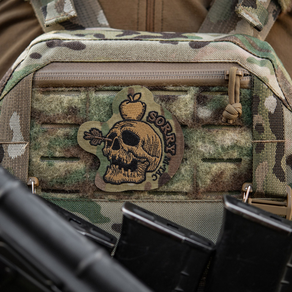 Patch M-Tac SORRY brodat - Multicam coyote