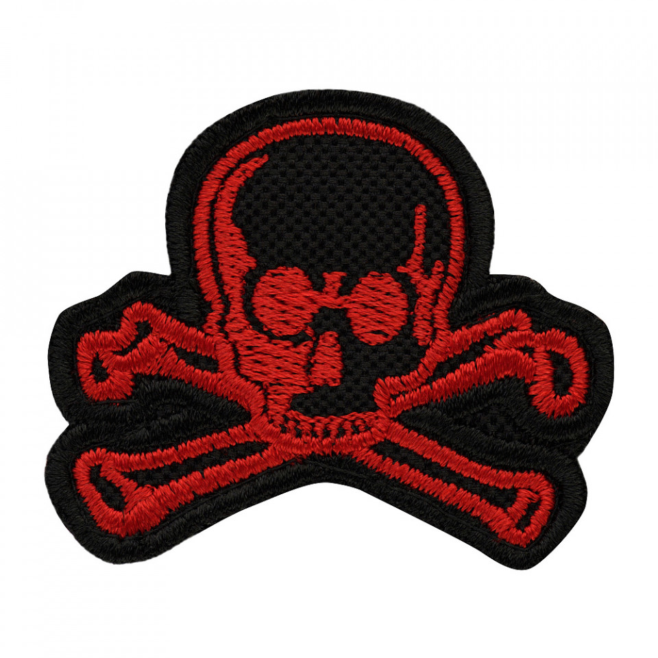 Patch Old Skull M-Tac - Rosu Negru