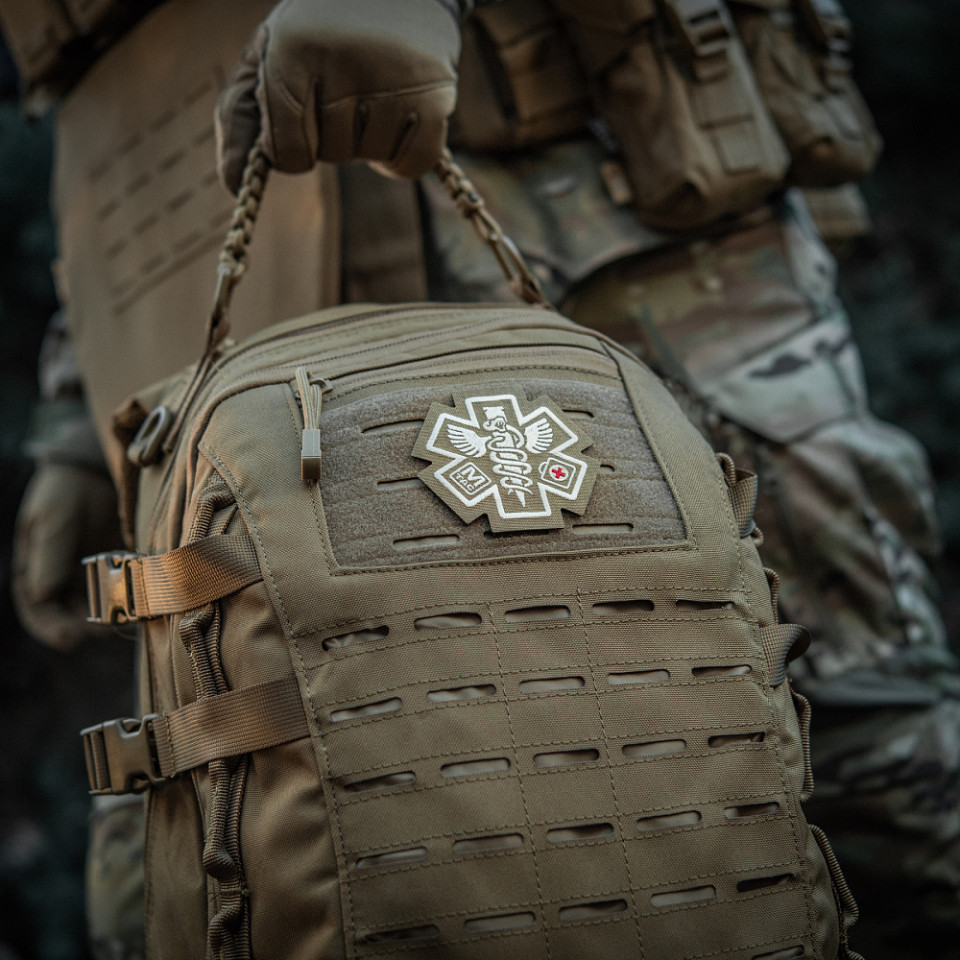 Patch M-Tac Paramedic brodat - Coyote