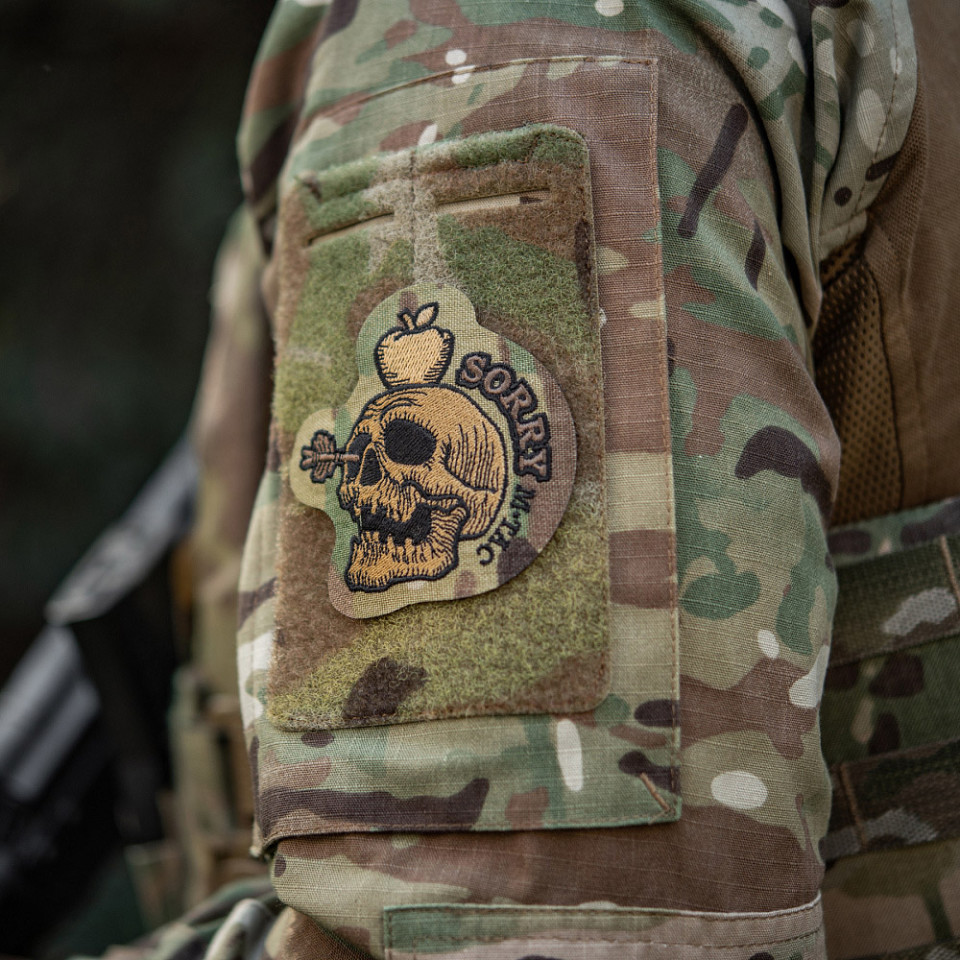 Patch M-Tac SORRY brodat - Multicam coyote