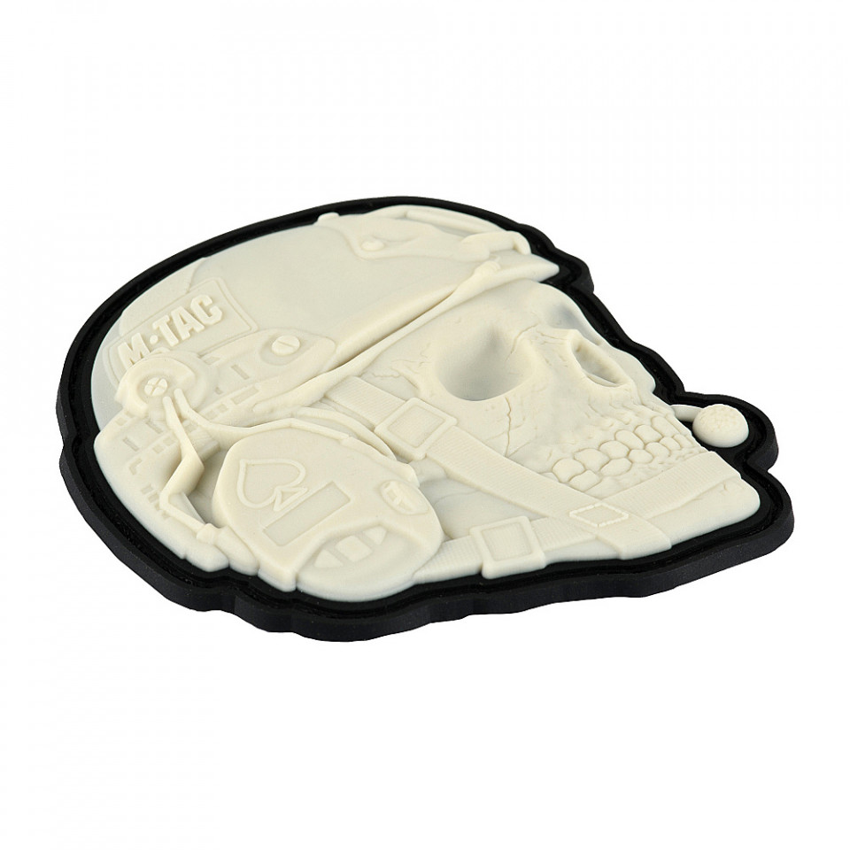 Patch Operator 3D PVC - Alb