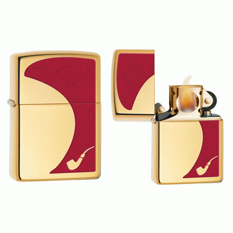 Zippo Flint Pipe High Polish Brass