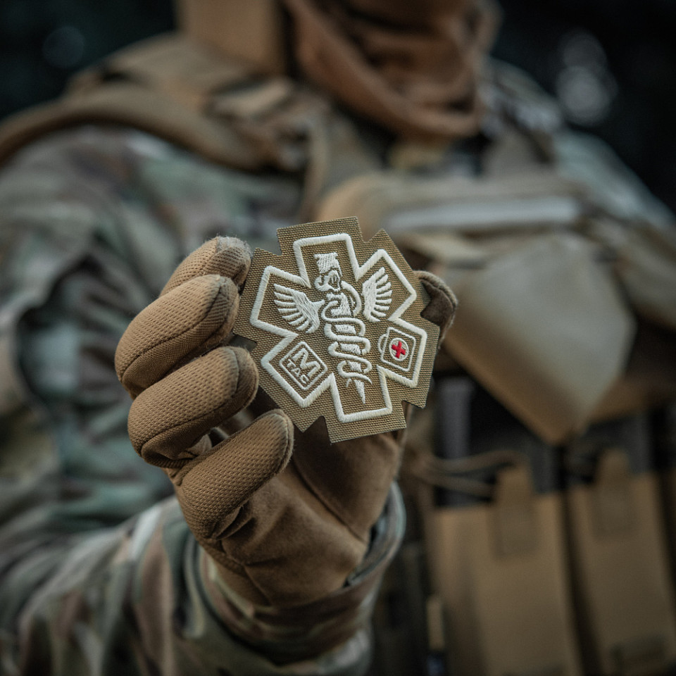 Patch M-Tac Paramedic brodat - Coyote