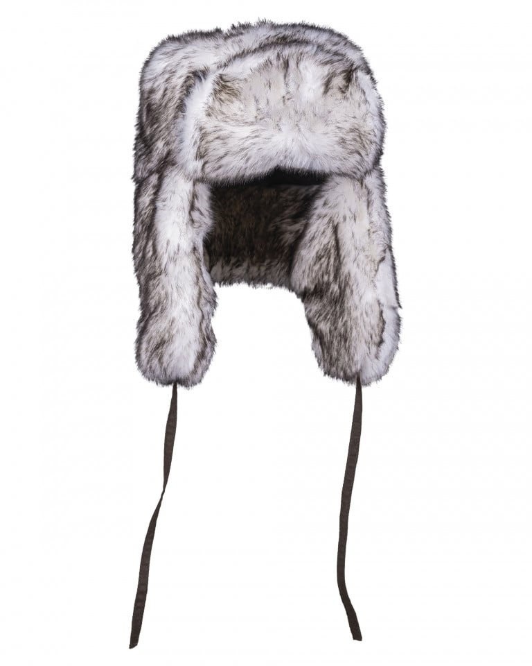 Caciula de blana artificiala Mil Tec - Alb