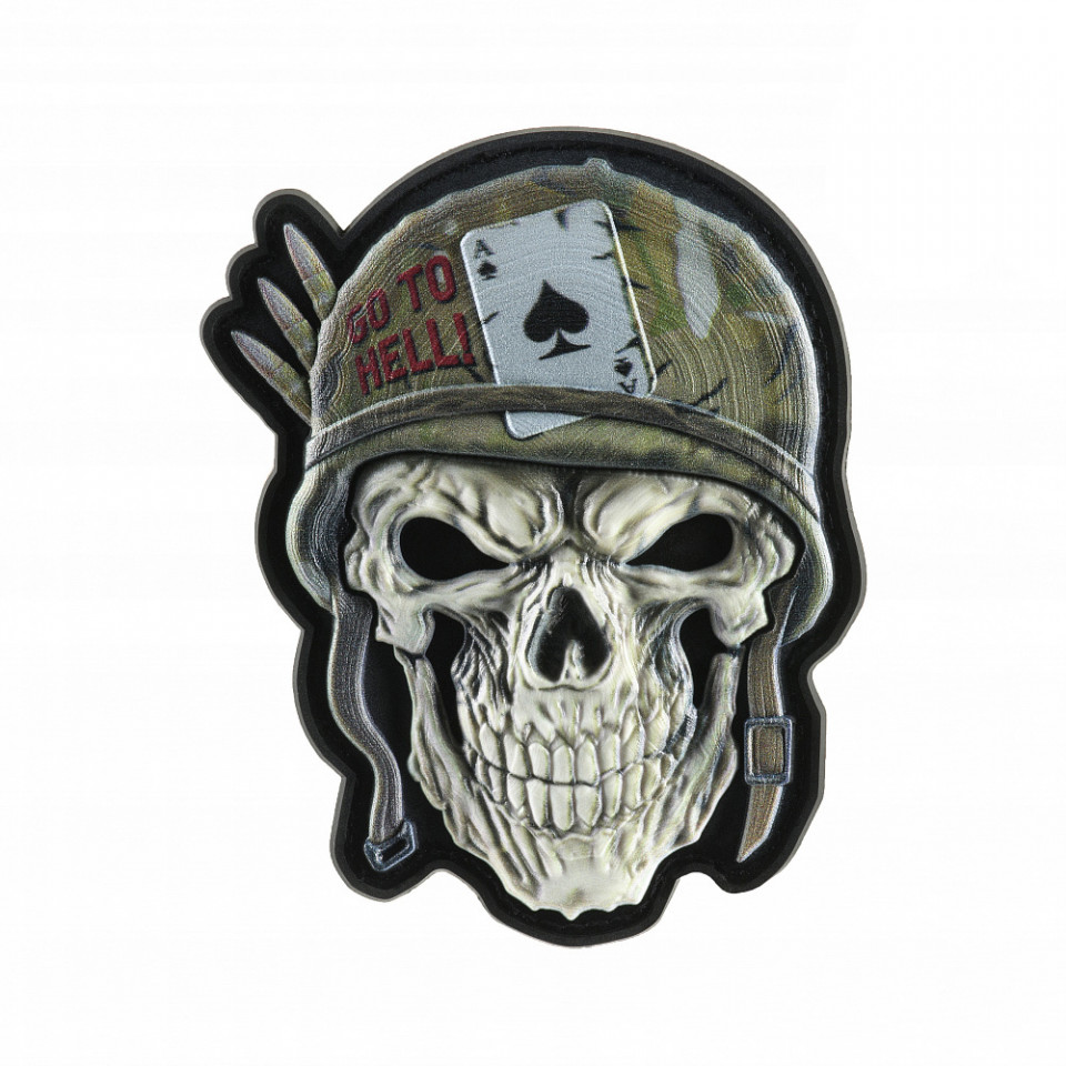 Patch M-tac Helmet Skull - Oliv