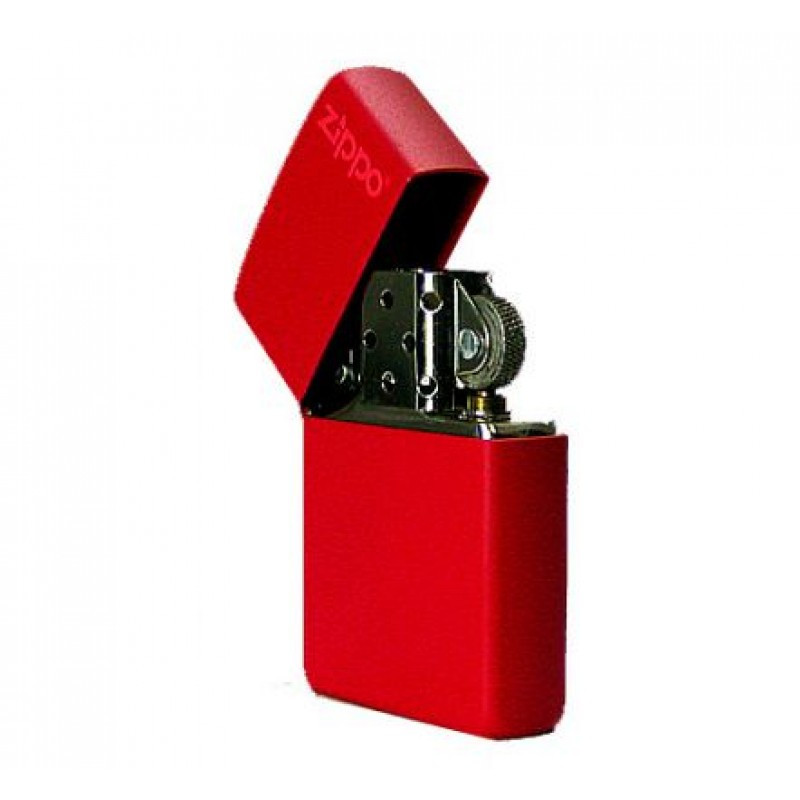 Zippo Red Matte Logo