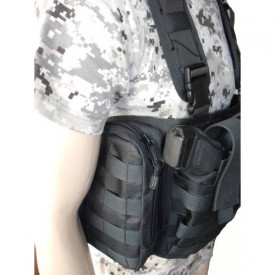 Vesta TYR chest rig cu camel back - Negru