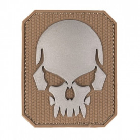 Patch craniu 3D mare - Coyote