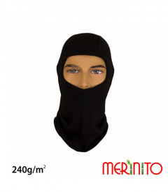 Cagula Merinito 240g lana merinos si bambus - Negru