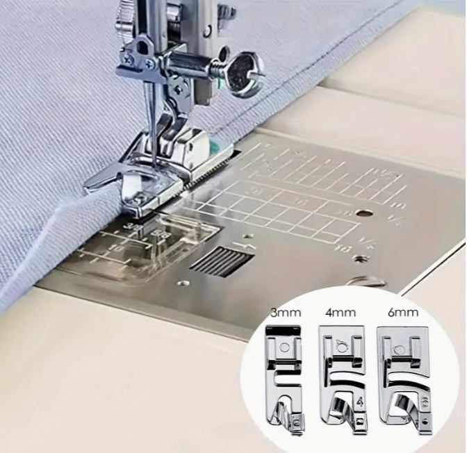 Set picioruse tiv : 3 mm , 4 mm , 6 mm